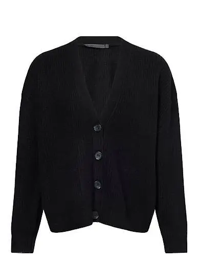 Jenni Kayne Cocoon V-neck Cashmere Cardigan - Cardigan Black