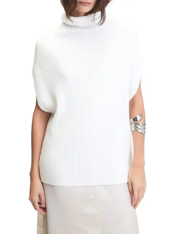 Deluc Marlon Turtleneck Sweater - Ecru