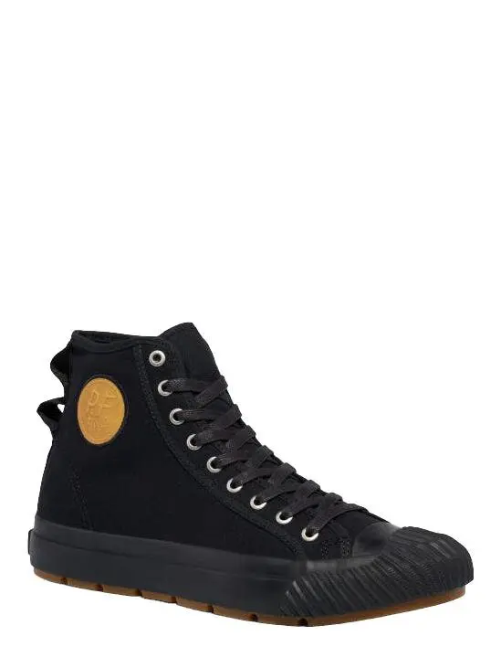 P.F. FLYERS Grounder High-top Sneaker - Black-black
