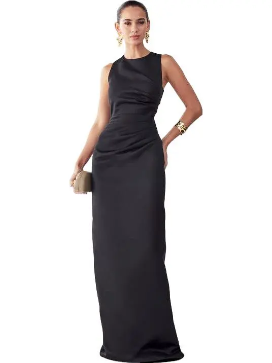 BWLDR Estrella Gown - Black