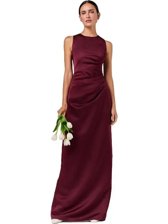 BWLDR Estrella Gown - Burgundy