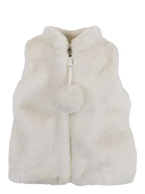 WIDGEON Faux Fur Vest - Vanilla Layer Cake