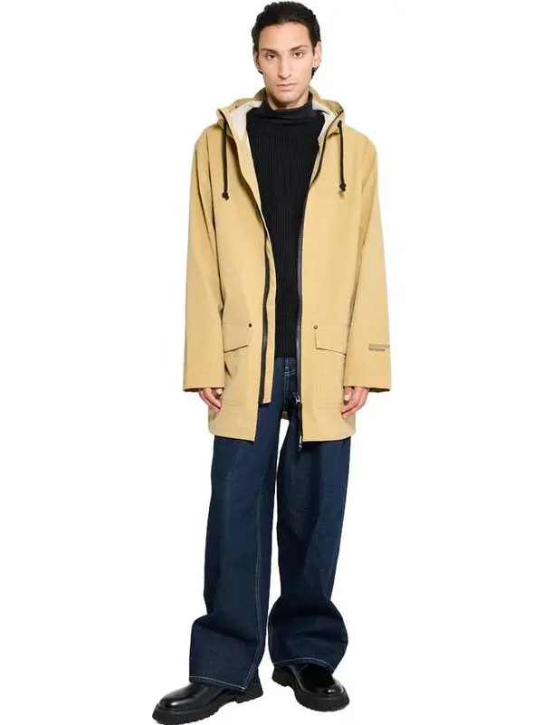 Stutterheim Stockholm Patch Raincoat - Sand