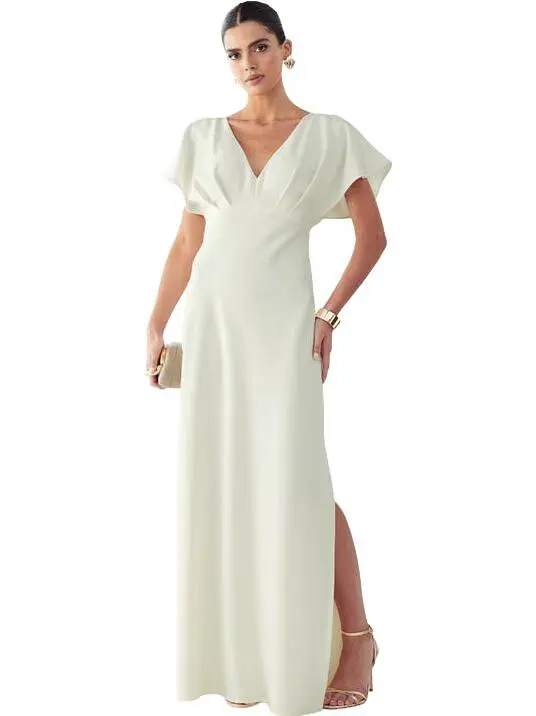 BWLDR Aura Maxi Dress - Off White