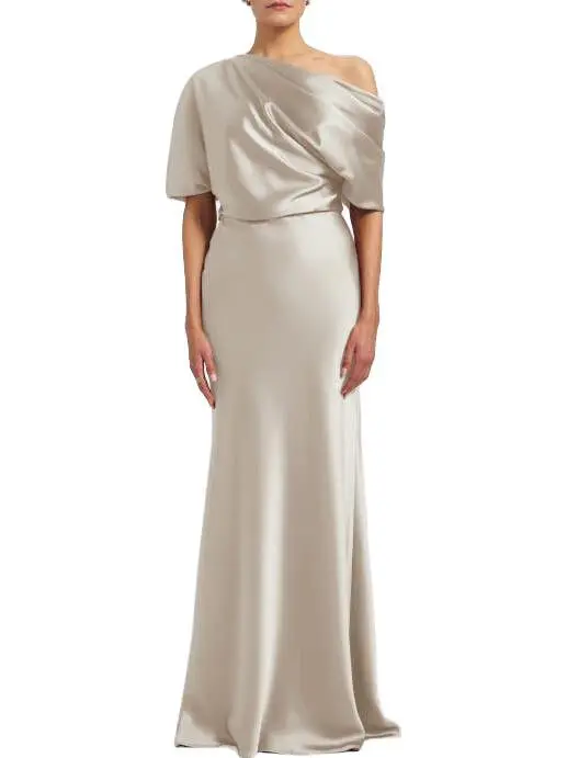 Amsale The Slouch Gown - Champagne