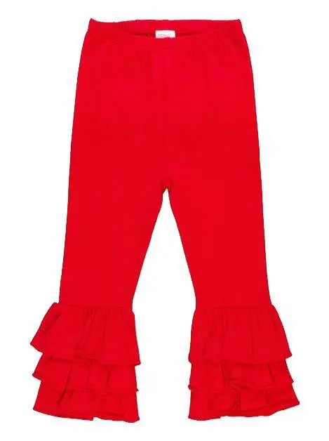 RUFFLEBUTTS Flare Pants - Red