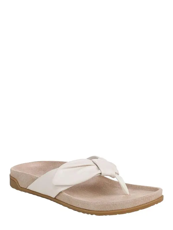 Vionic Bow-tied Flip Flop - Sea Salt