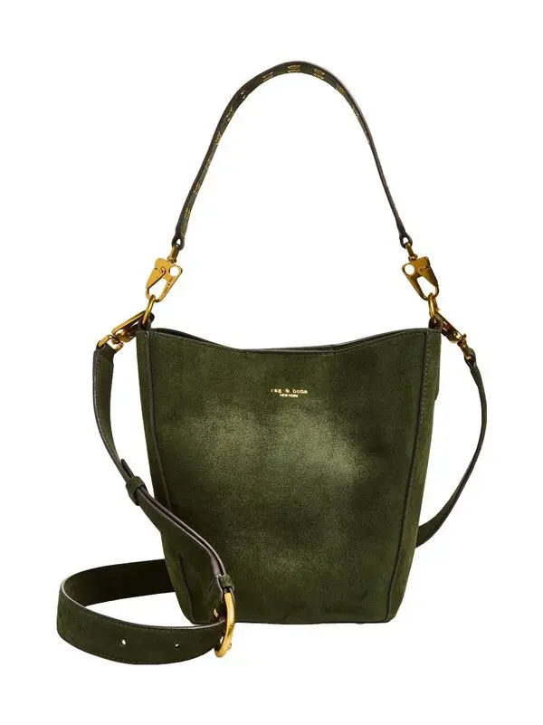 Rag & Bone Parker Bucket Tote - Forest Green