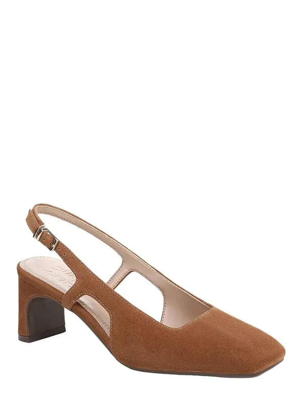 Naturalizer Carmen Slingback Pump - Dark Chestnut Brown