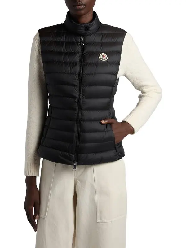 Moncler Igens Water Repellent Down Puffer Vest - Black