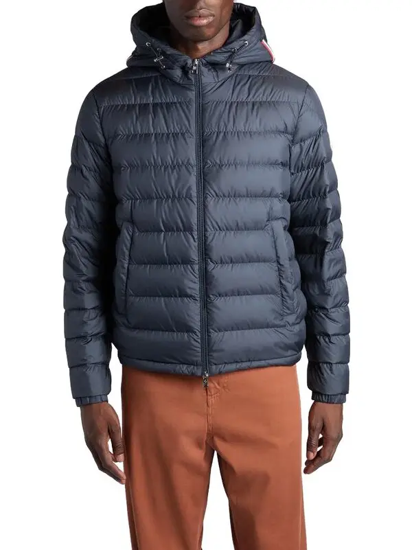 Moncler Vermeille Hooded Down Puffer Jacket - Night Sky