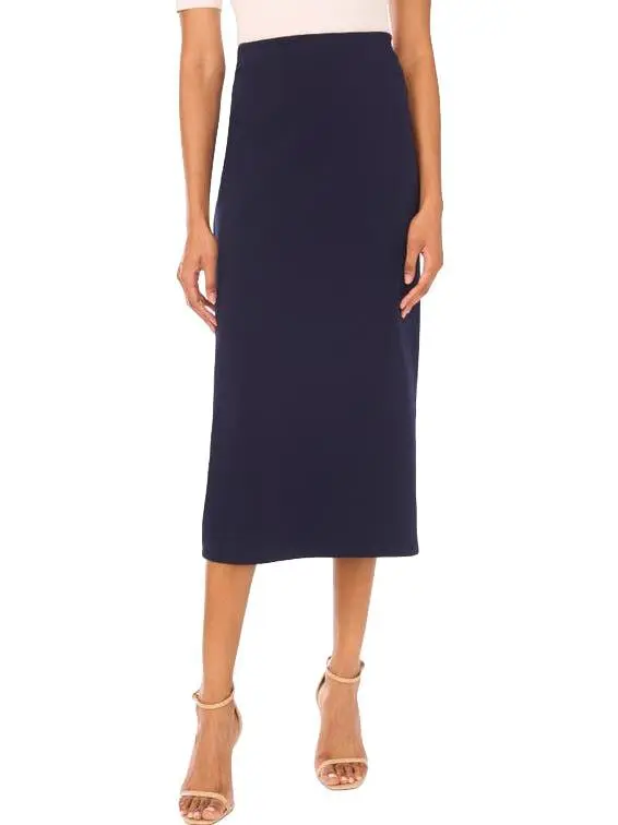 Vince Camuto Pencil Midi Skirt - Classic Navy