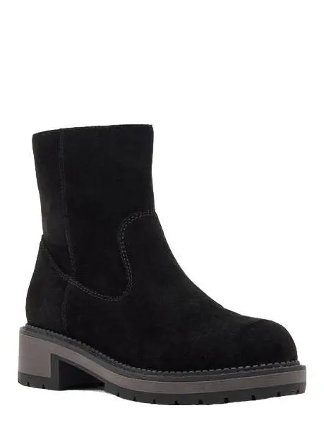 Blondo Nappa Waterproof Suede Bootie - Black Suede