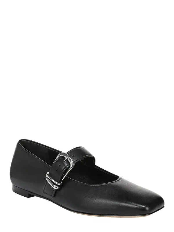 Vince Daniela Mary Jane Flat - Black