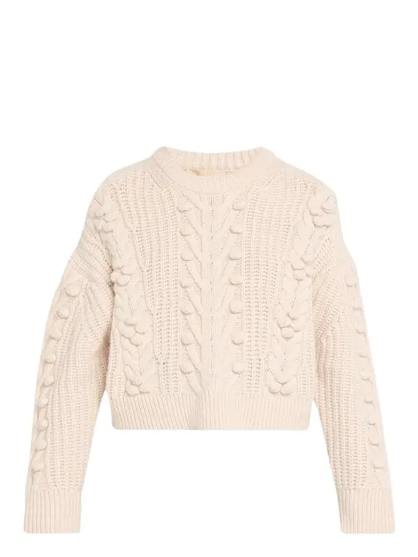 Ulla Johnson Indra Cashmere-wool Cable-knit Sweater - Alabaster
