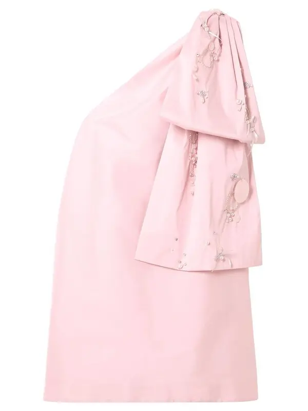 Bernadette Winnie One-shoulder Embellished Mini Dress - Pink