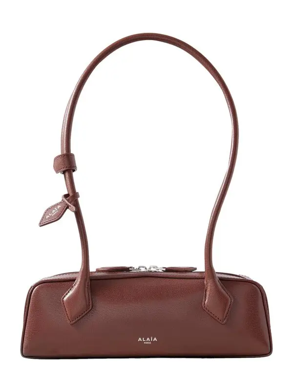 Alaïa Le Teckel Small Leather Shoulder Bag - Brown