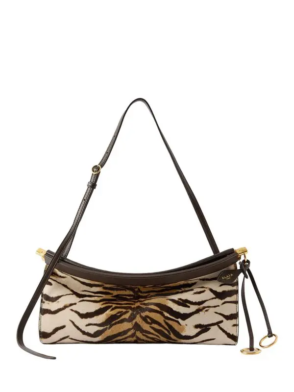 Alaïa Le Click East/west Shoulder Bag - Animal Print