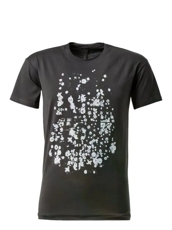 LECLAIREUR Abstract Print T-shirt - Grey