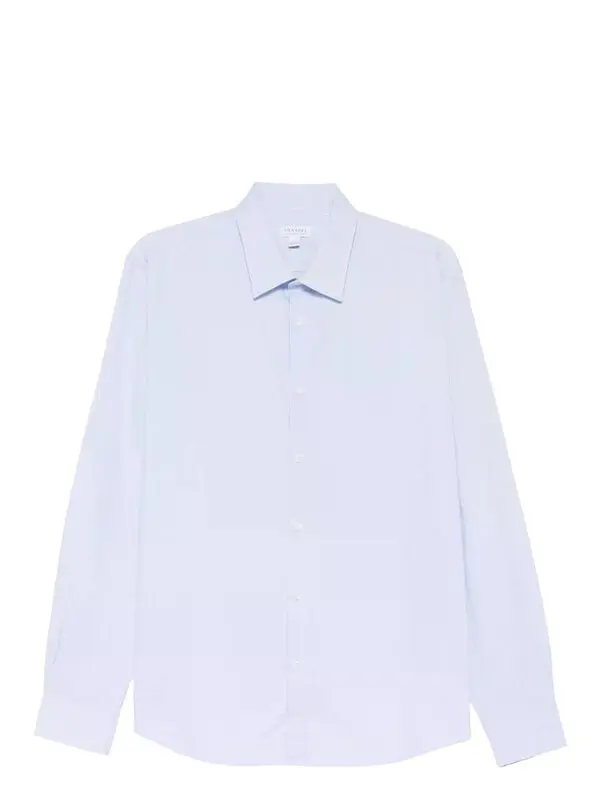 Sunspel Oxford Shirt - Blue