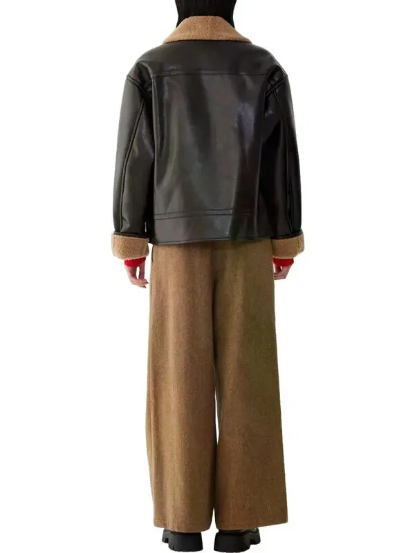 STUDIO TOMBOY Collared Button Jacket - Brown