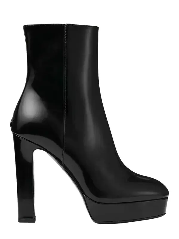 JIMMY CHOO Marene 120 Platform Ankle Boots - Black