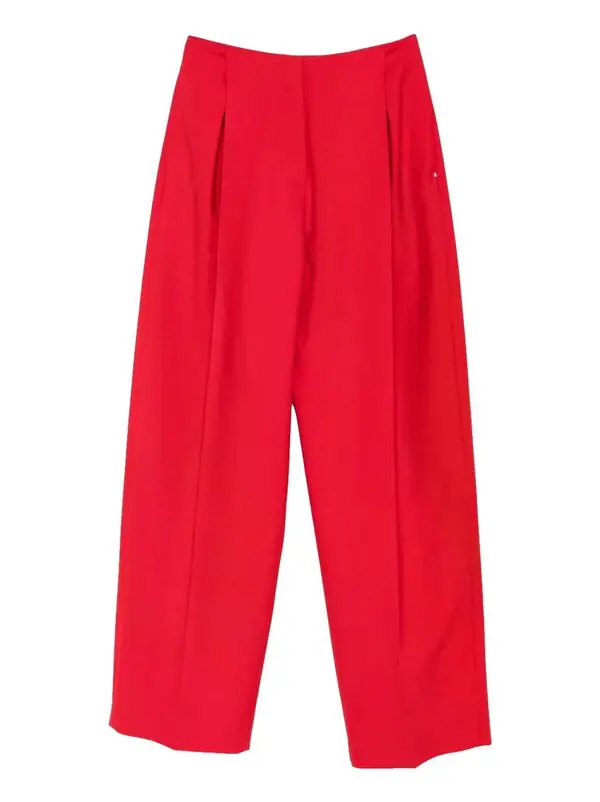 Sportmax Pleated-front Trousers - Red