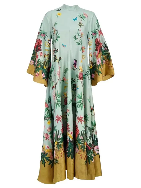 La DoubleJ Long-sleeve Maxi Dress - Blue