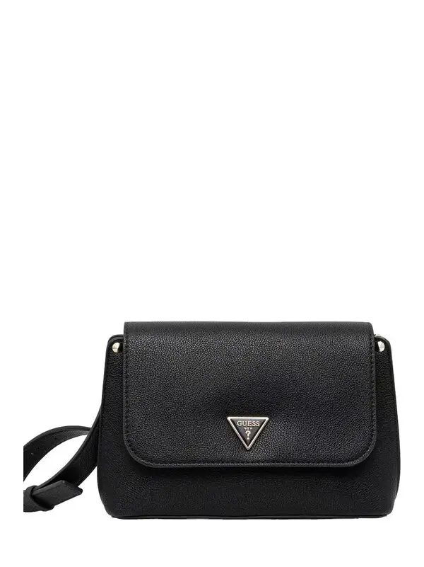 Guess Logo Cross Body Bag - Black