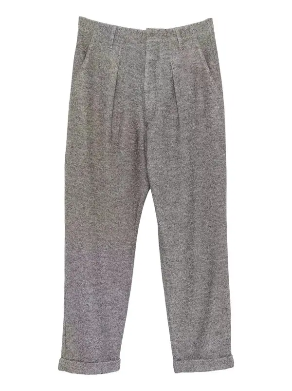 RANRA Pleated Cuffed Trousers - Grey
