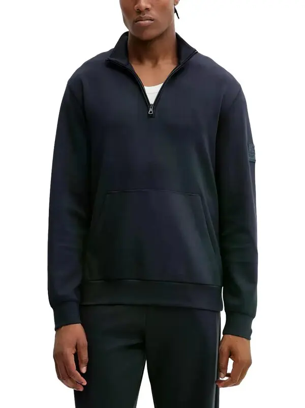 EA7 Logo-patch Sweatshirt - Blue
