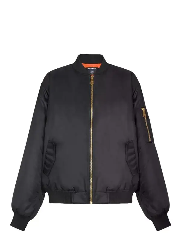 Balmain Flap-pockets Bomber Jacket - Black