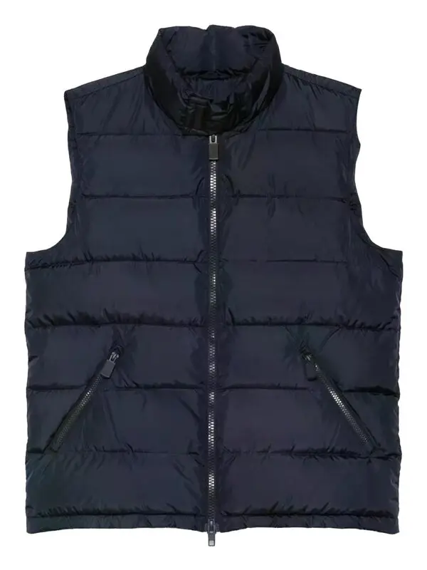 Aspesi Quilted Gilet - Blue