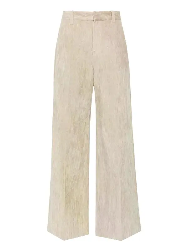 Brunello Cucinelli Corduroy Wide-leg Trousers - Neutrals