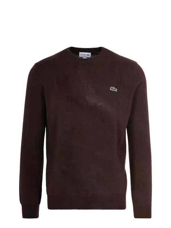 Lacoste Crew Neck Sweatshirt - Brown