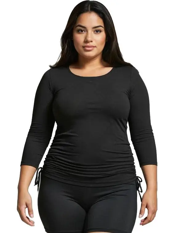CALYPSA Margaux Swim Top - Black
