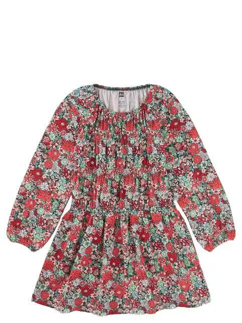 TEA COLLECTION Smocked Blouson Floral Dress - Suzhou Garden Floral