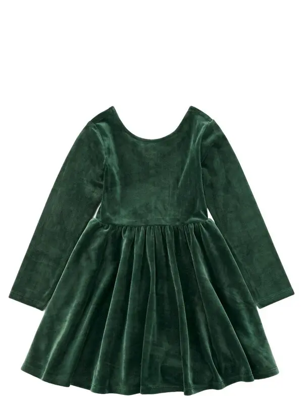 TEA COLLECTION Velour Ballet Dress - Pineneedle