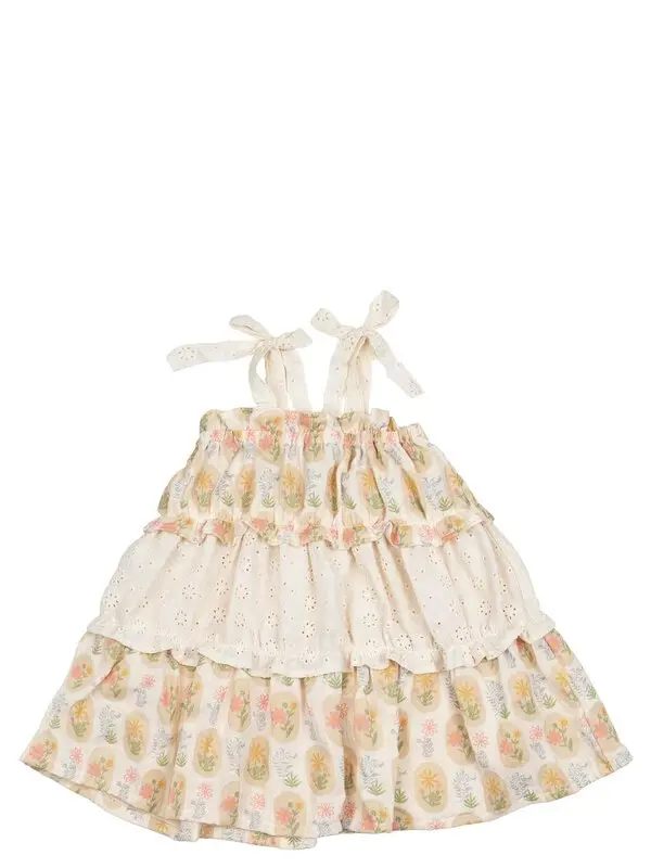WILD WAWA Amber Tiered Dress - Early Blooms