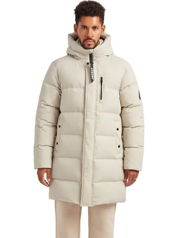 JACK1T Nomad Long Sleeve Parka 2.0 Jacket - Stone