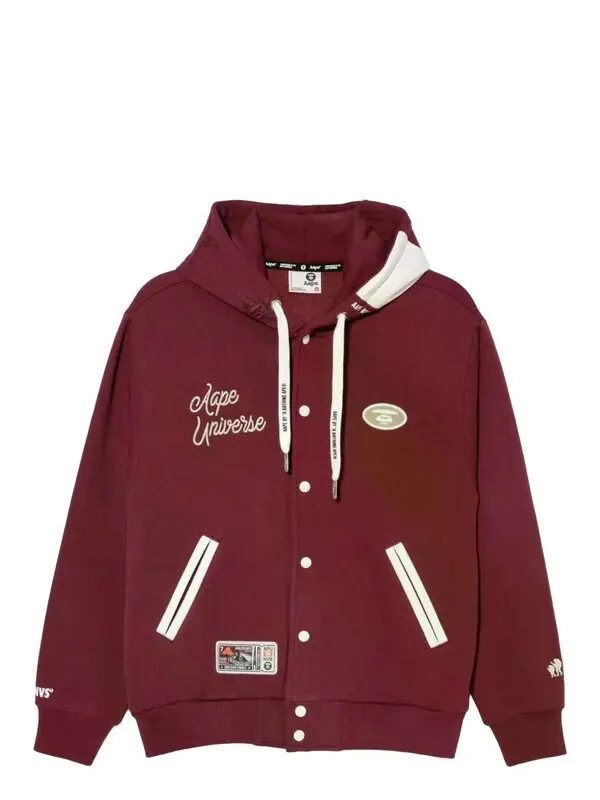 AAPE BY *A BATHING APE Moonface Bomber Jacket - Red