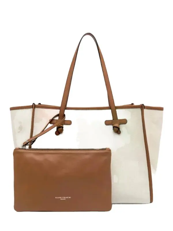 MARCELLA CLUB Knot-detail Shoulder Bag - Neutrals