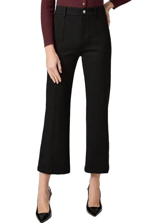 Paige Nixie Ankle Flare Ponte Pants - Black