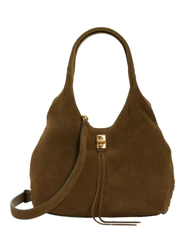 Rebecca Minkoff Darren Suede Carrysome Bag - Jungle