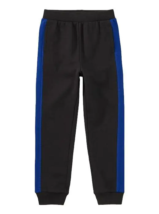 TEA COLLECTION Colorblock Stripe-out Joggers - Jet Black
