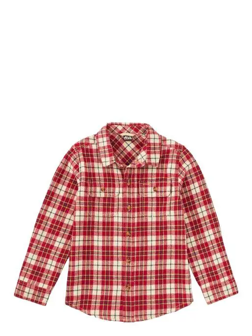 TEA COLLECTION Flannel Button Up Shirt - Korbp203