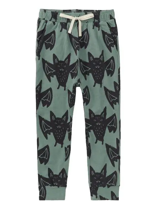TEA COLLECTION Stretchy Everyday Joggers - Fly By Night Bats