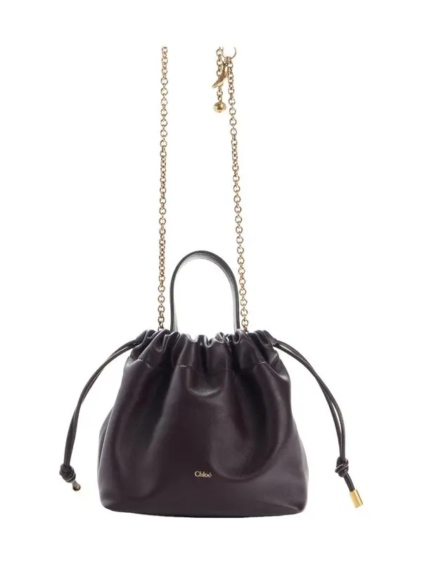 Chloé Mini Icons Leather Shoulder Bag - Perfect Plum