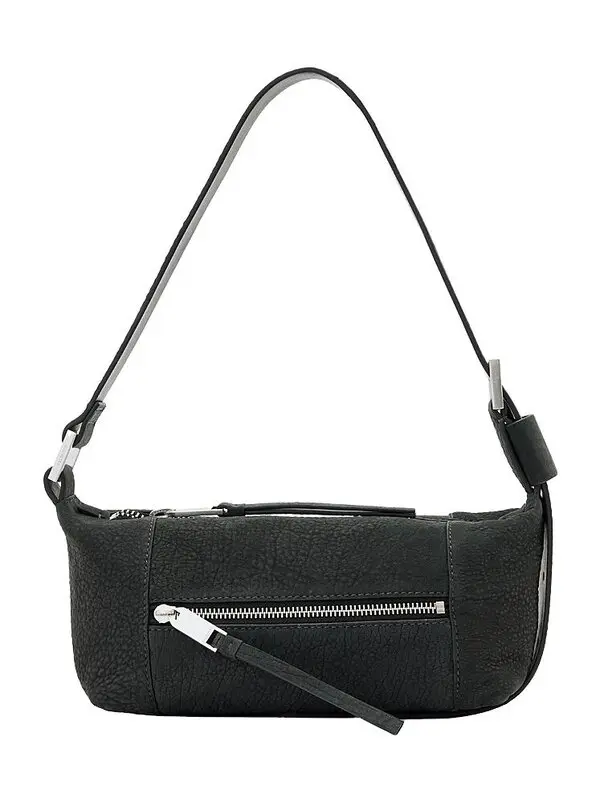 ALLSAINTS Vega Mini Leather Shoulder Bag - Meteorite