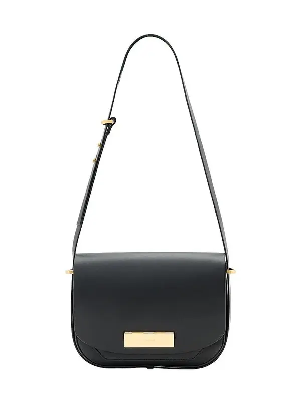 ALLSAINTS Etta Leather Satchel - Black